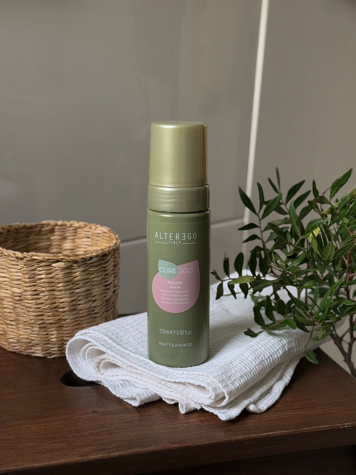 Alterego Filler Уплотняющий несмываемый мусс для волос 175 мл