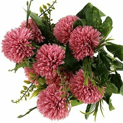 Декоративный букет КНР "Астры", 10 цветков, цвета микс, 45 см