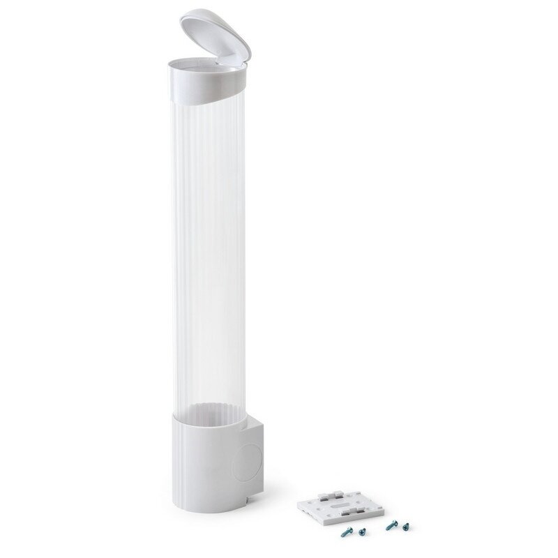 Стаканодержатель VATTEN CD-V70SW, для кулеров, на 100 стаканов, белый, саморезы