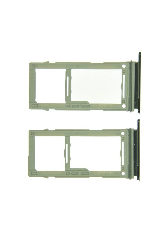 Держатель сим/карты памяти для Samsung G970/G973/S10/S10E черный (черный)