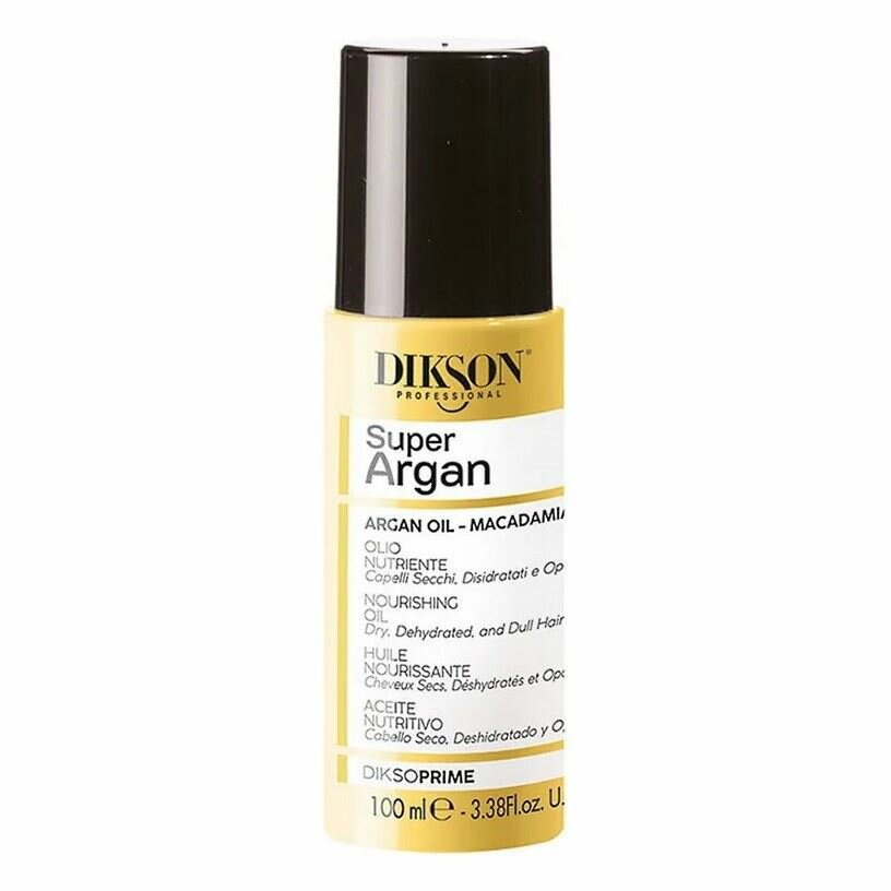Масло для волос Dikson DiksoPrime Super Argan Питательное с арганой и макадамией, 100 мл