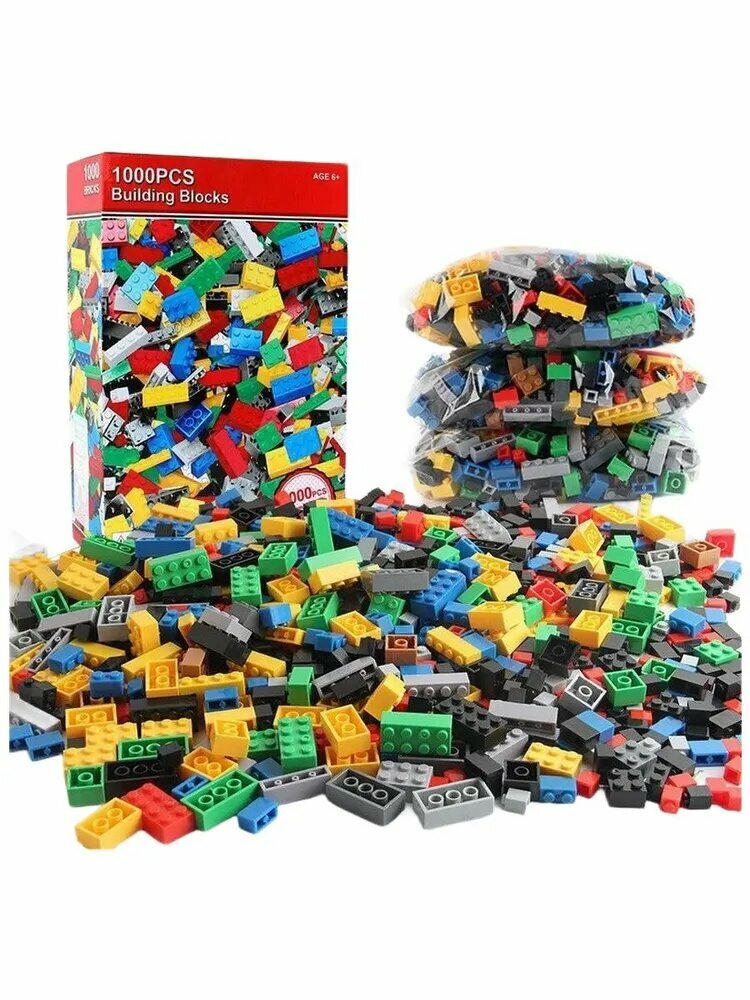 1000 гранулированных строительных блоков для детских подарков