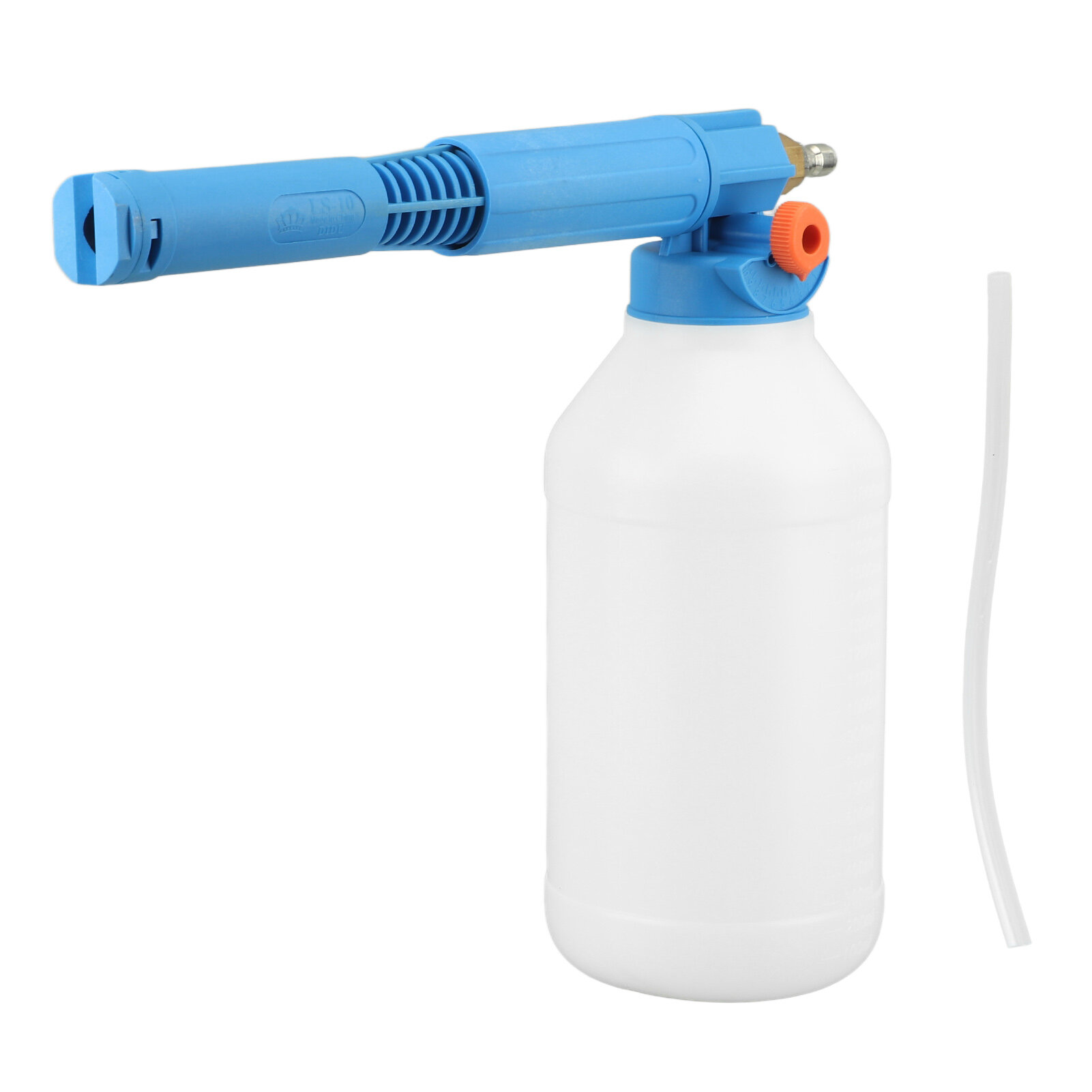 Ручной распылитель пены под давлением, 1/4 дюйма, быстрая вилка, 2000 мл, лейка под давлением, распылитель пены для двора, сада, автомобиля, синий