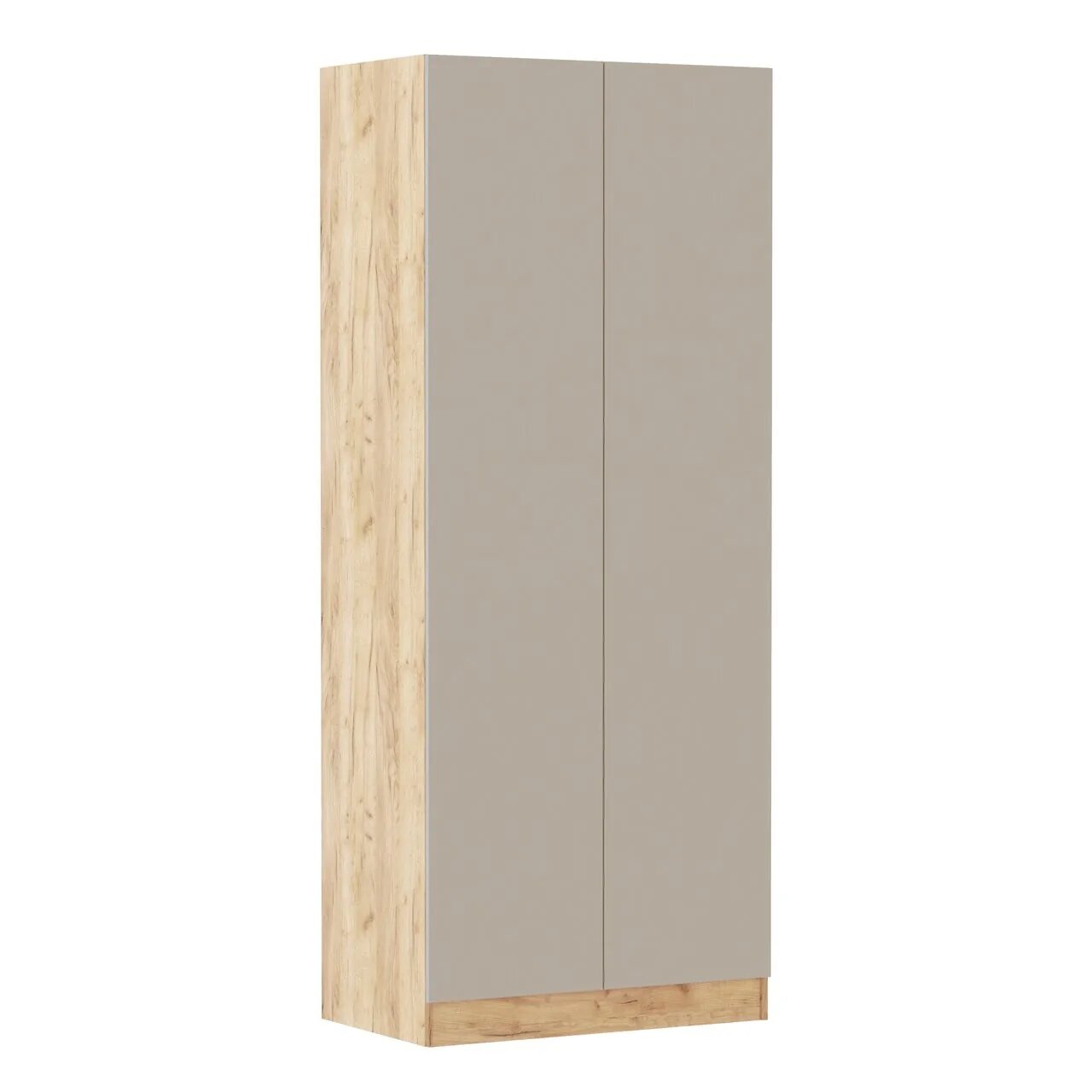 Шкаф универсальный «Руэлла» комбинированный, распашной, ЛДСП (Дуб крафт золотой/Кашемир) 90х53х220