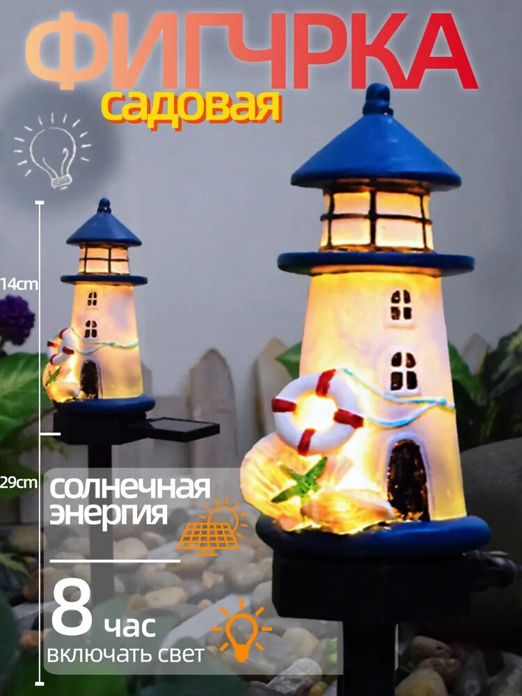 Светильник уличный, светодиодный, IP45, мощность 0,7 Вт, площадь освещения 2 м²
