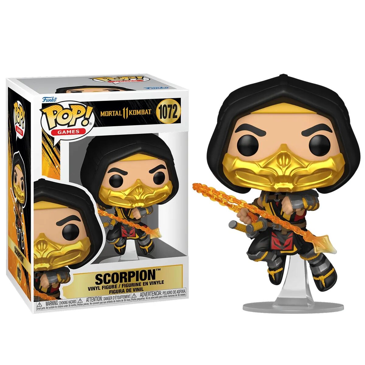 Фигурка Pop! Mortal Combat: Scorpion fatality (Фанко Поп Скорпион фаталити из игры Мортал Комбат)