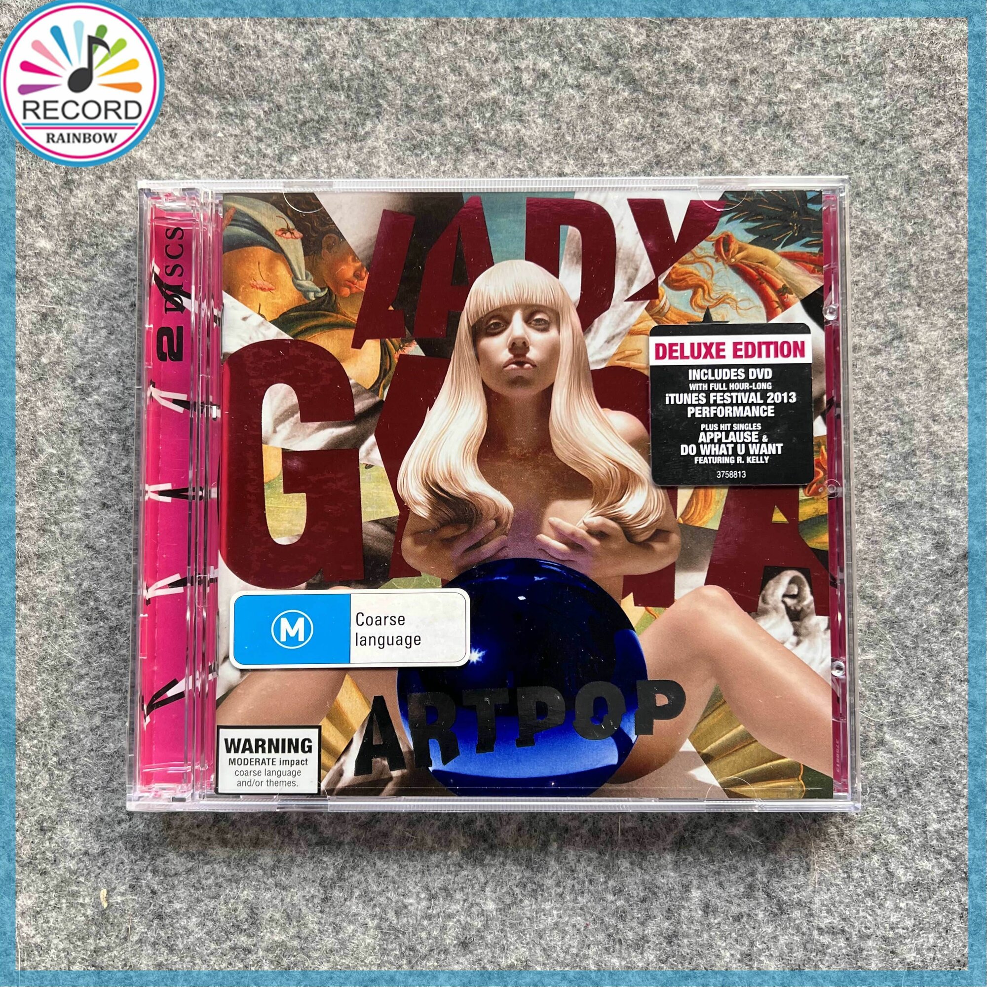 Lady Gaga Artpop CD+DVD Совершенно новый Запечатанный Альбом