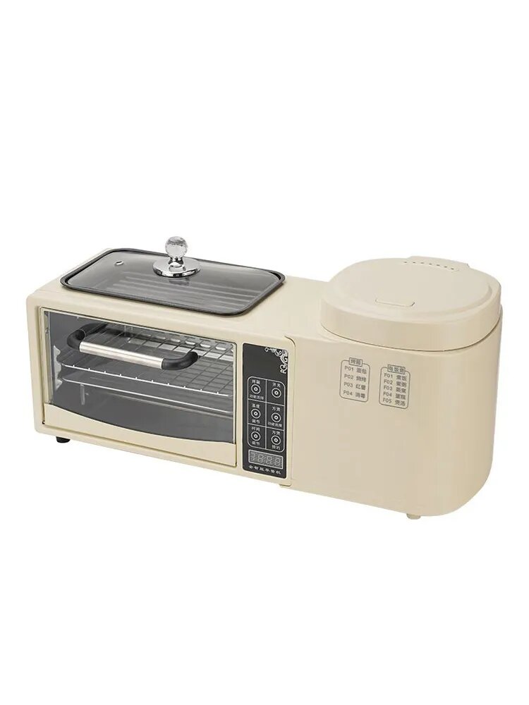 DMWD Мини-печь 3ZCJ-4in1-R, бежевый