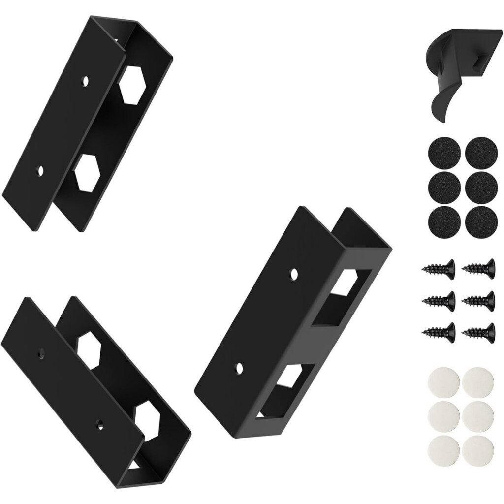 Держатель для ноутбука Underdesk Прочный металлический кронштейн с винтами Компактное крепление