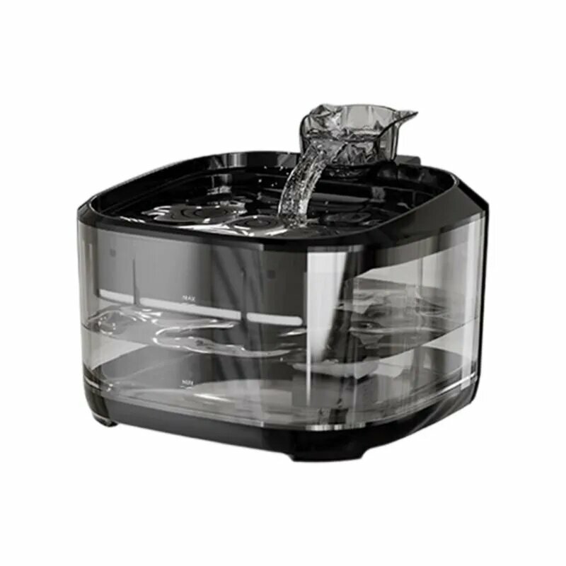 1 комплект питьевого фонтанчика smart cat с USB-интерфейсом, автоматический циркуляционный фильтр, аппарат для приготовления живой воды объемом 5 л-черный