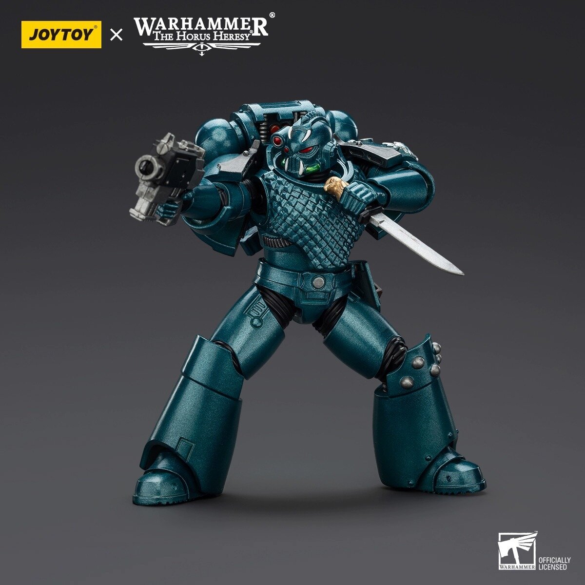 Фигурка солдата JOYTOY Dark Source Warhammer Horus Heresy Alpha Legion Headhunter Squad Isudus