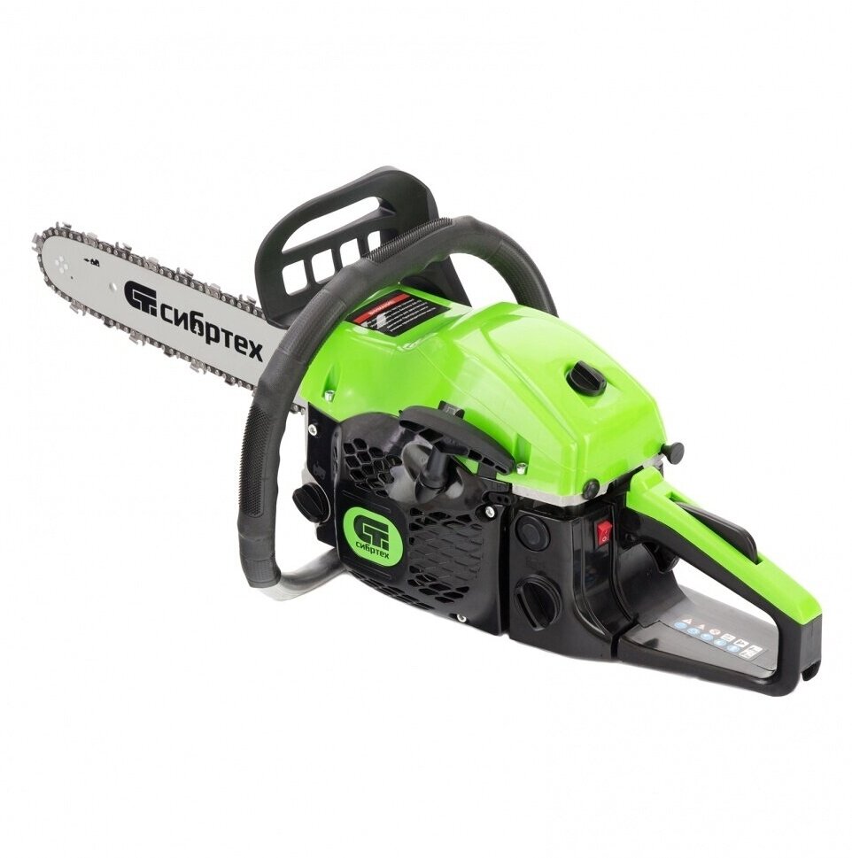 Пила цепная бензиновая ПЦБ-4540 шина 40 см 45 см3 2.9 л. с шаг 0.325 паз 1.5 мм 64 звена Сибртех 95202