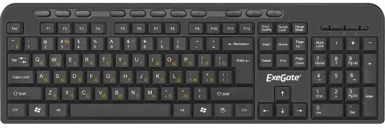 Клавиатура Exegate LY-500M черный (EX286177RUS)