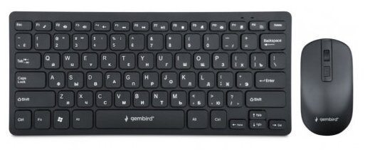 Комплект клавиатура и мышь Gembird KBS-9100 (черный)