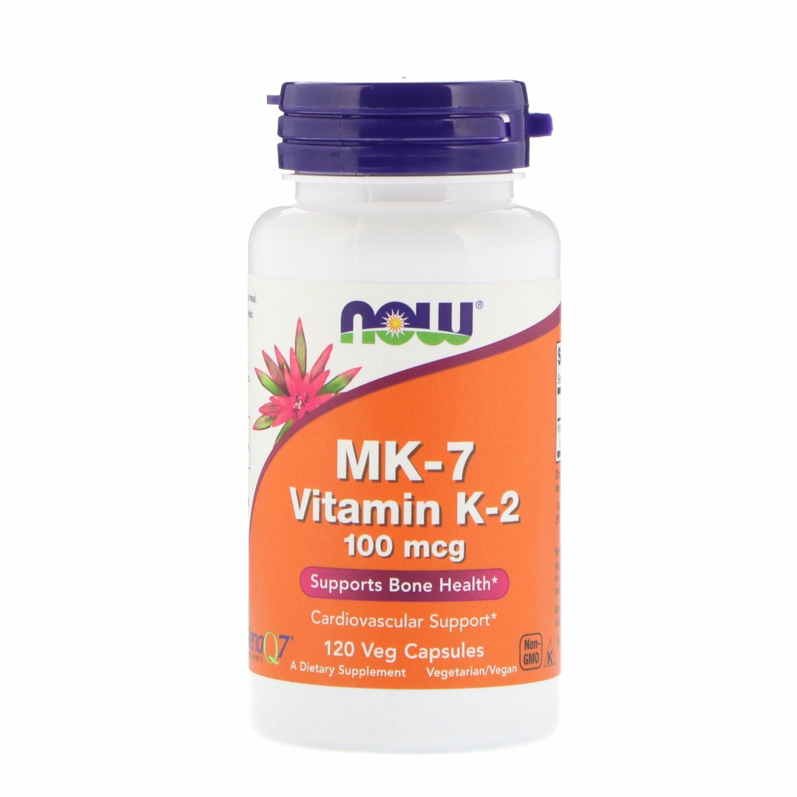 Капсулы NOW MK-7 Vitamin K-2, 100 мкг, 120 шт.