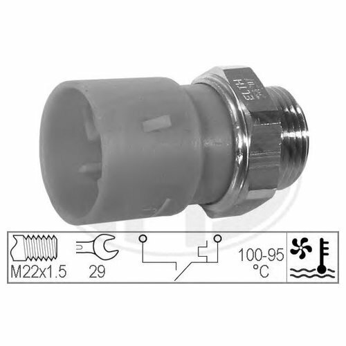 Датчик включения вентилятора Era 330301 для Opel Calibra, Vectra