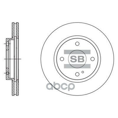 Тормозной диск Sangsin brake SD5306 для тормозной системы оригинальная посадка