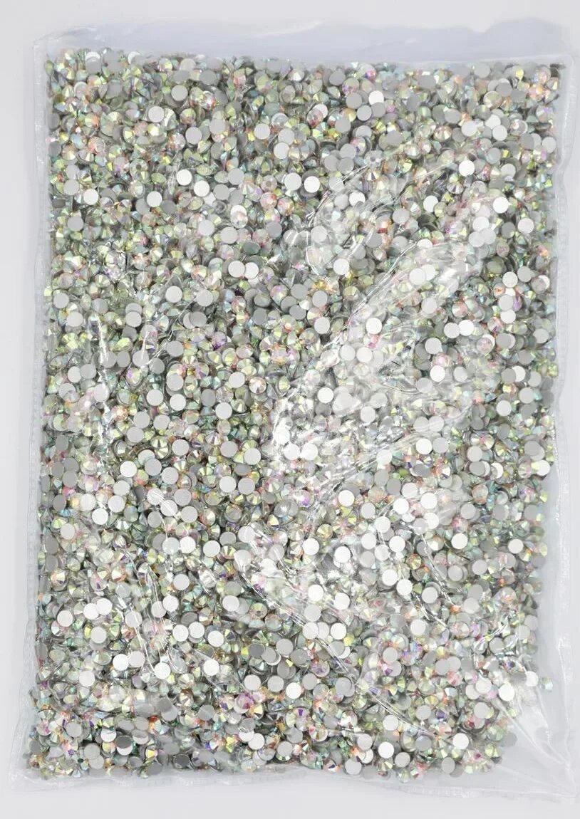 Стразы Crystal AB ss10, 14400шт