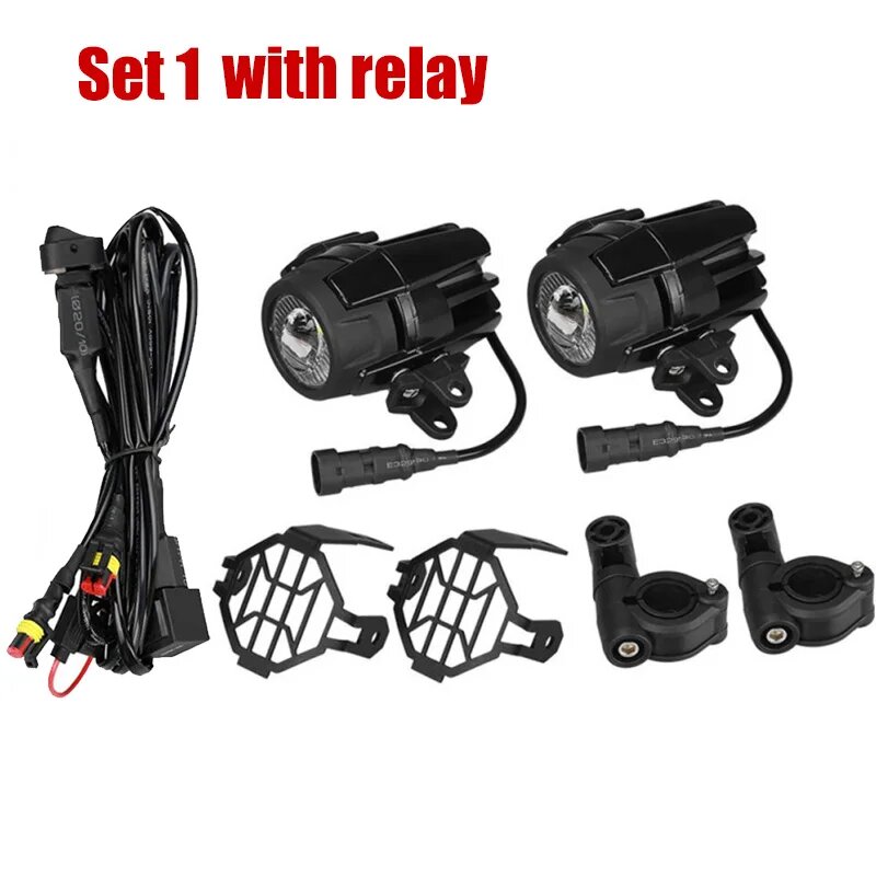Передние фары в сборе, Aux лампы, противотуманные фары для BMW R1200GS LC/ADV F800GS F750GS F650GS R1150GS, для мотоциклов с высокой яркостью A Whole Set