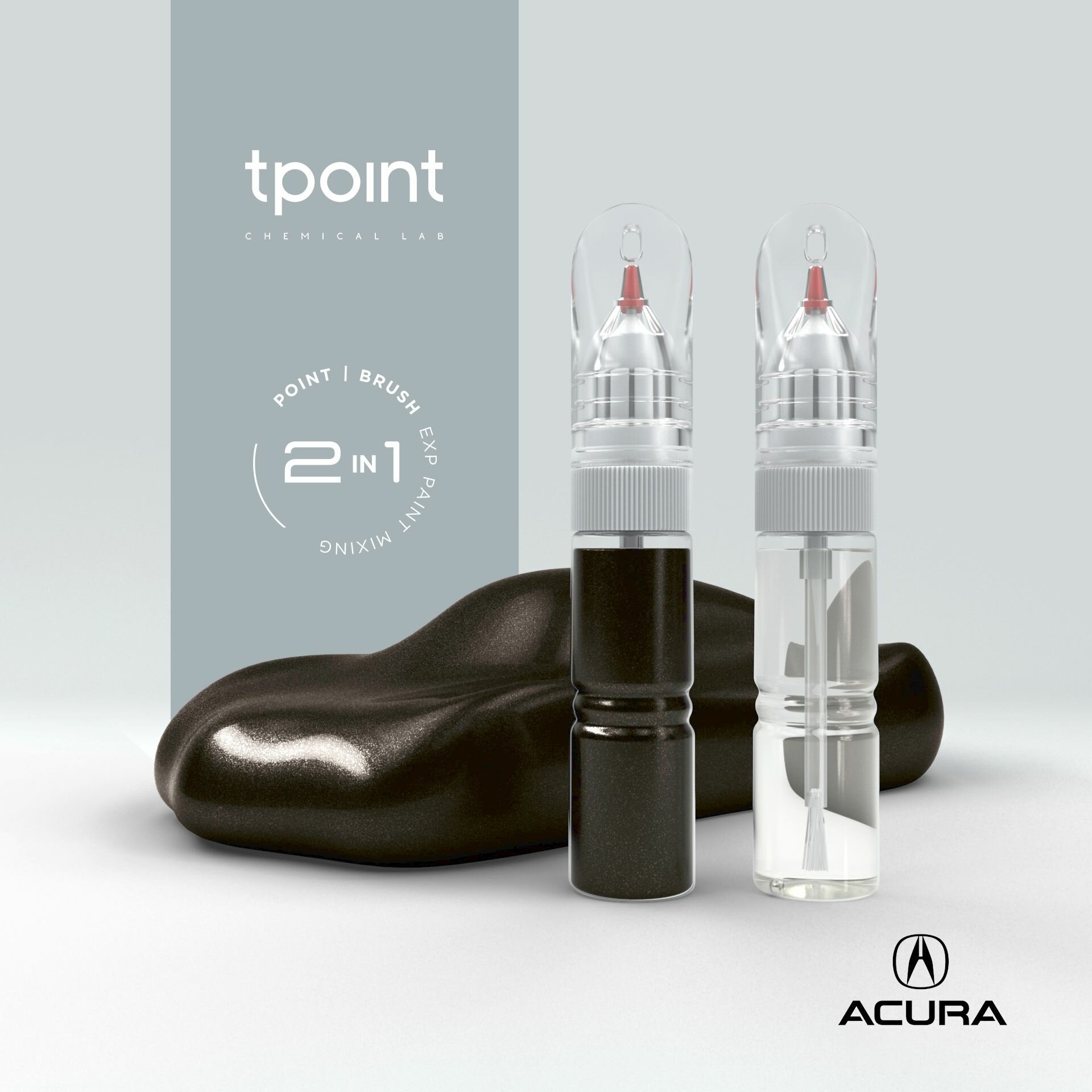 Набор - штрих-корректоров для Acura Integra "ARBERE TAUPE MET", код цвета: YR506M, штрих-корректор от сколов и царапин, 20мл+20мл