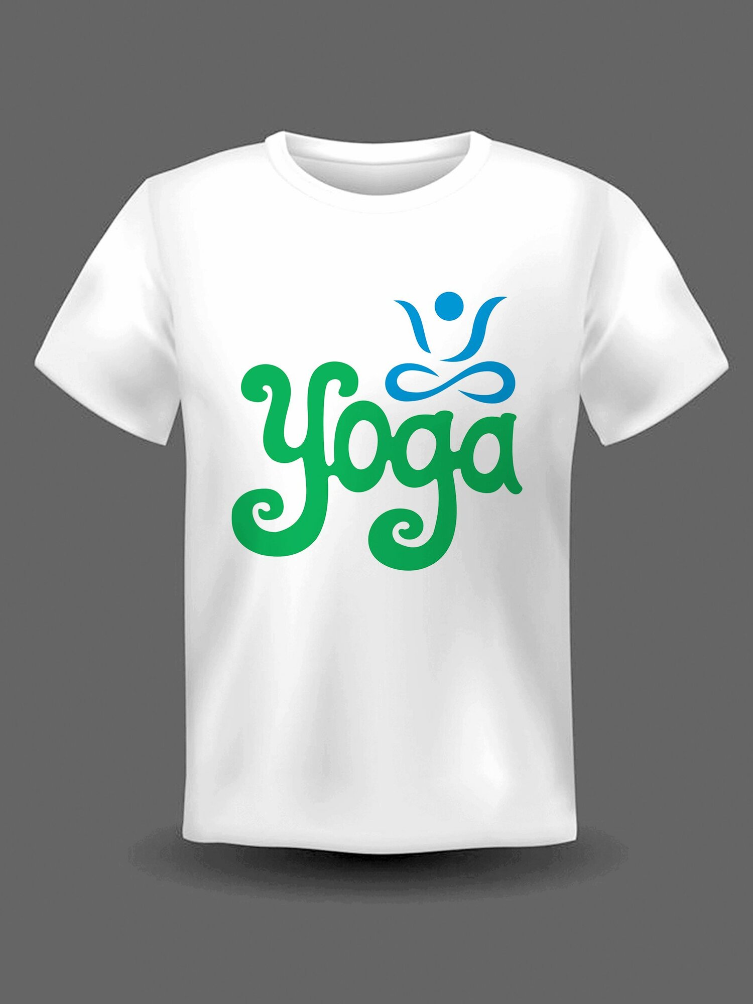 Футболка мужская с надписью "Yoga надписи" 40 высокого качества премиум / купить / заказать / белая / женщине / мужчине / печать на футболках / майках / с принтом / с печатью / оверсайз