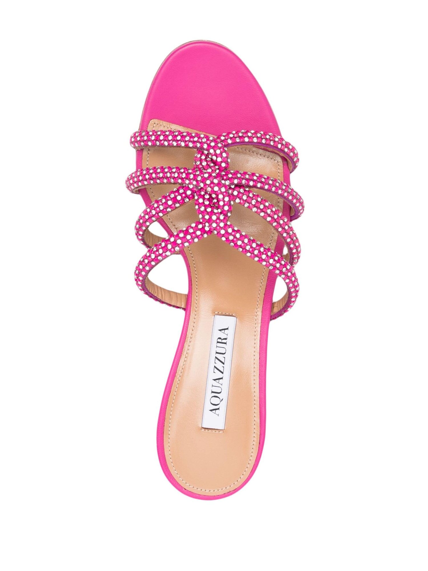 Мюли Aquazzura, размер 36.5, pink — фото 1
