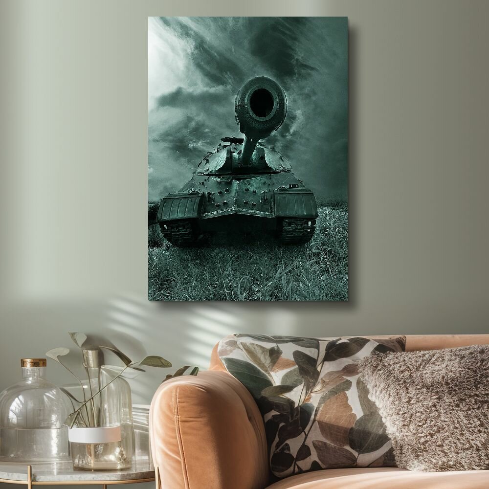 Картина на стену, интерьерная karTTina "Танк ИС-3", 50х70см 1шт.