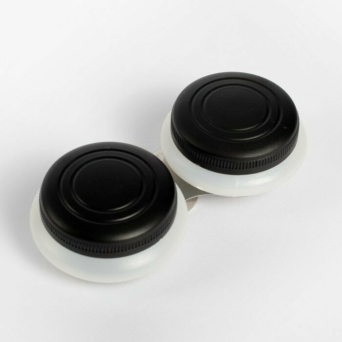 Маслёнка, 2 штуки, пластиковые, для красок, с закручивающимися крышками, с держателем