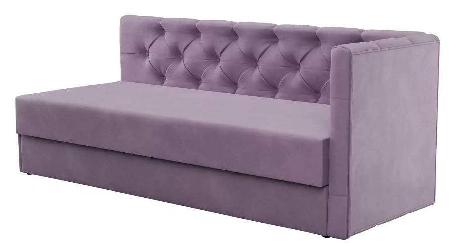 Прямой диван тахта Веста 2 Правый, 212х90х82 см, с ящиком для белья