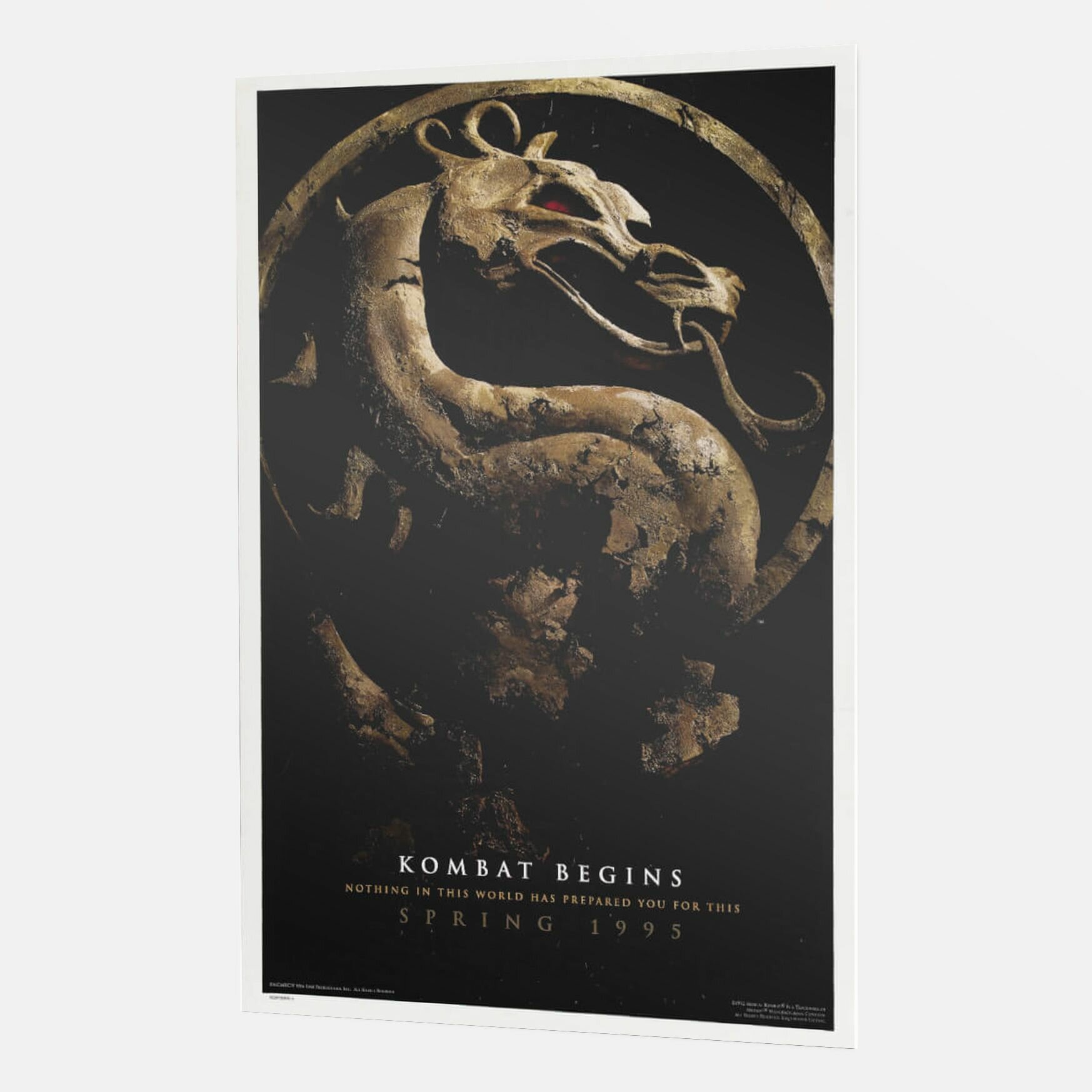 Постер (плакат) по фильму Смертельная битва (Мортал Комбат) 40x60 см. от Poster4me