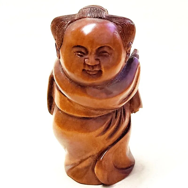 Натскэ из самшита, японская гейша