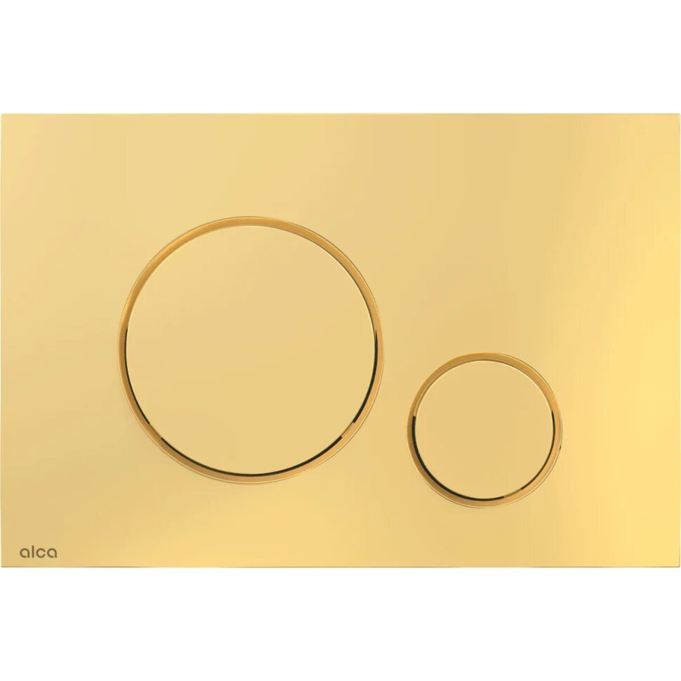 Кнопка смыва AlcaPlast M675 для инсталляции, золотой