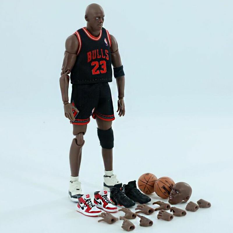 Фигурка Майкл Джордан НБА Michael Jordan NBA Форма "Быков MJ Черная форма 16,5 см