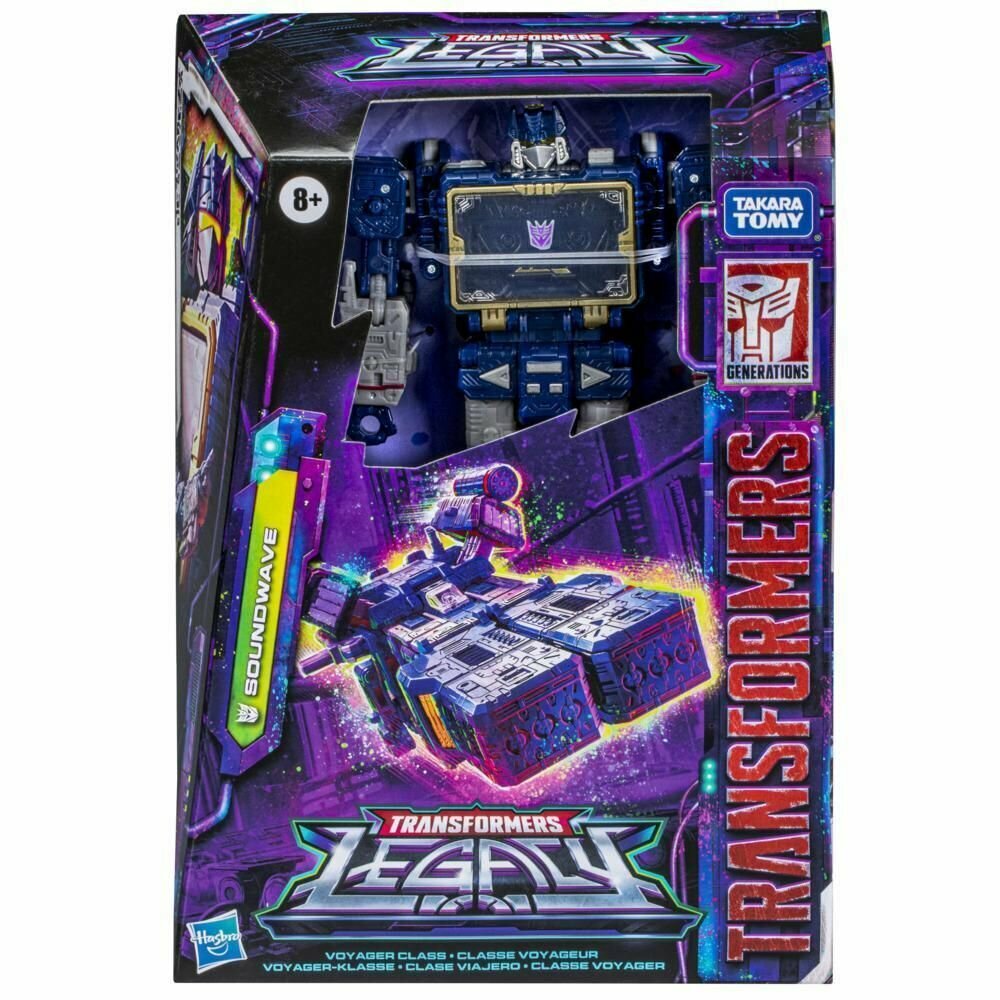 Трансформеры игрушки Transformers Generations Legacy Voyager Class Soundwave (17.8cm) F3517