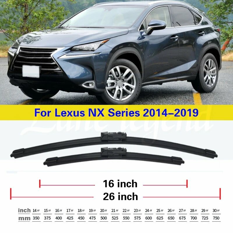 Щетки стеклоочистителя для Lexus NX 200 NX200 NX200t NX300h 2014 2015 2016 2017 2018 2019