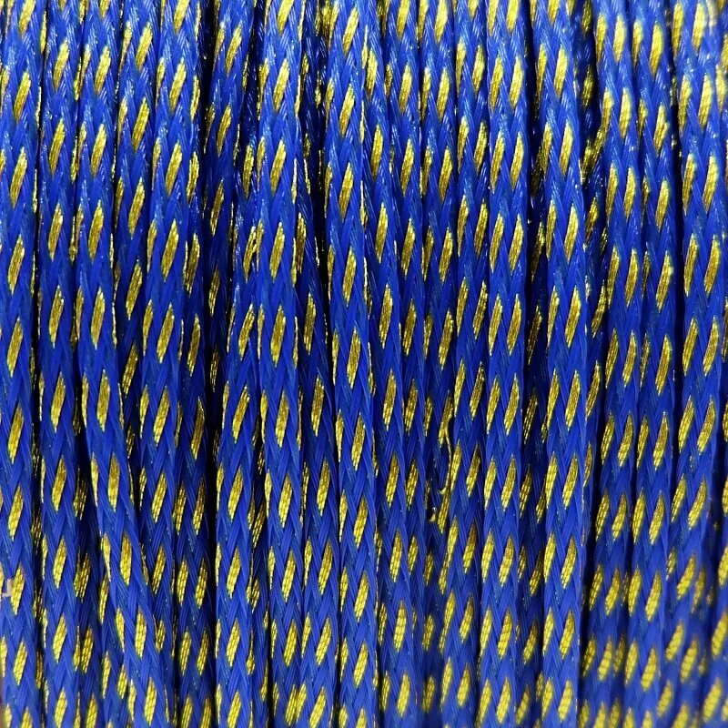 5/10 м плетеная кабельная муфта 3 мм 4 мм 6 мм 8 мм 10 мм 12 мм 14 мм ПЭТ расширяемая крышка изоляционная нейлоновая оболочка защита проволоки