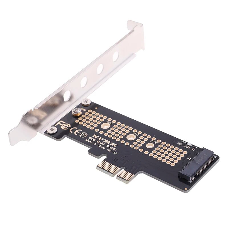 NVMe PCIe x4 x2 M.2 NGFF SSD в PCIe x1 адаптер для конвертера PCIe x1 в M.2 с винтами