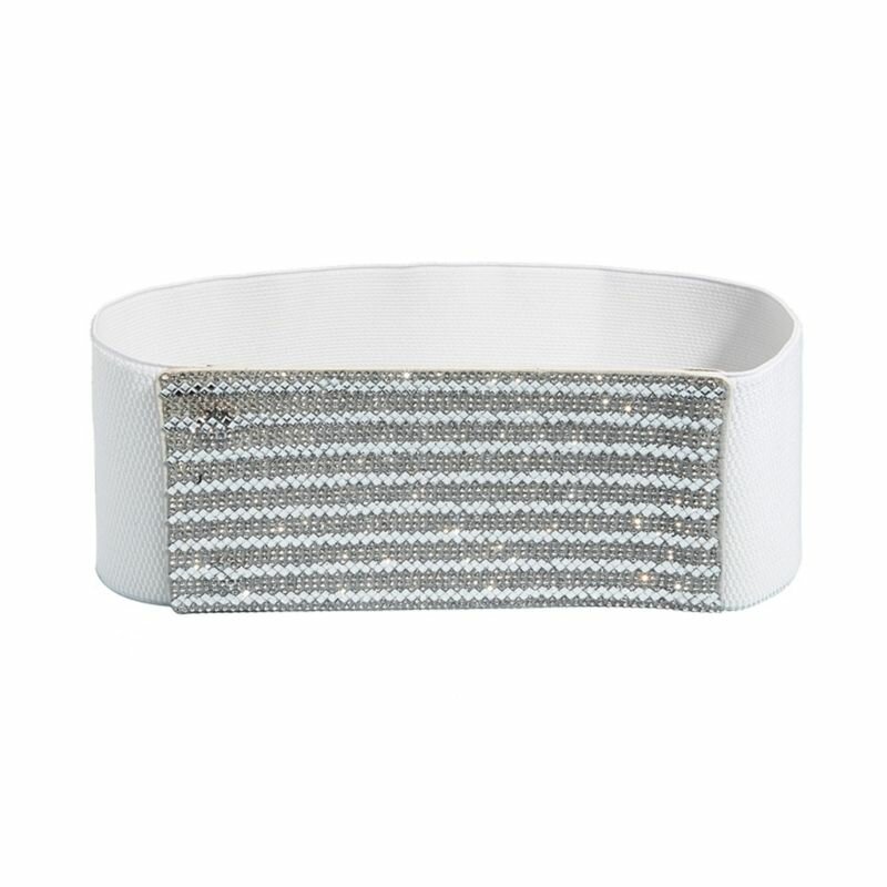 Женский корсет с камнями, Белый