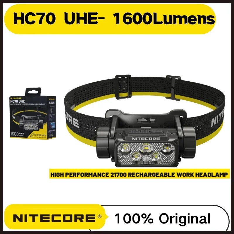 NITECORE HC70 UHE Налобный фонарь 1600 люмен