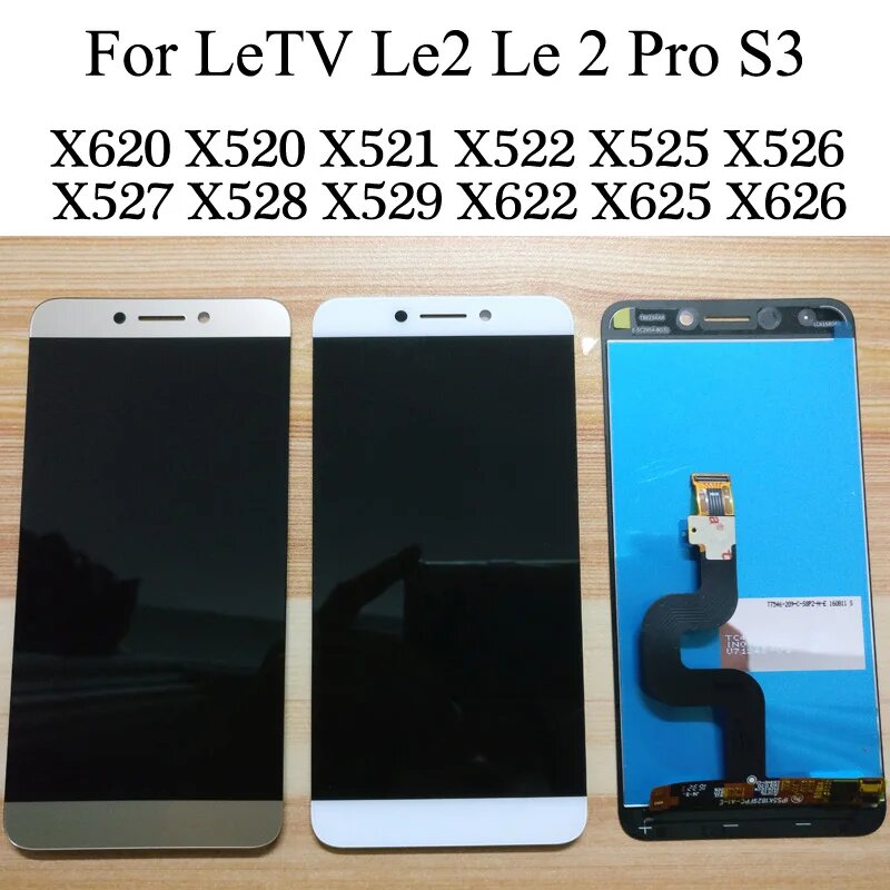 Новый сенсорный ЖК-дисплей Le2 X527 X520 X522 для LeTV LeEco Le 2 дисплей для LeEco S3 X626 ЖК-дисплей Le 2 Pro X620 X526 White Orig
