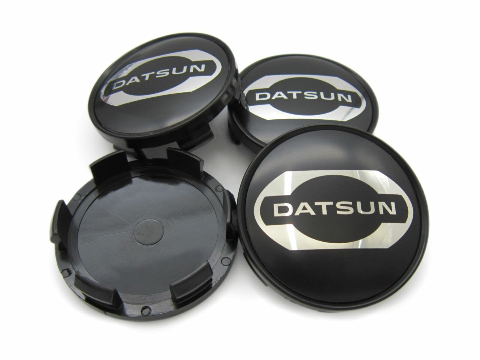 Колпачки, заглушки на литые диски Datsun 59/56/10 мм, комплект 4 шт.