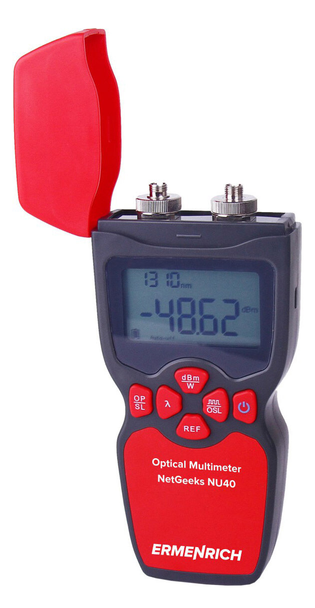 Оптический мультиметр Ermenrich NetGeeks NU40, цифровой, для измерения проводимости