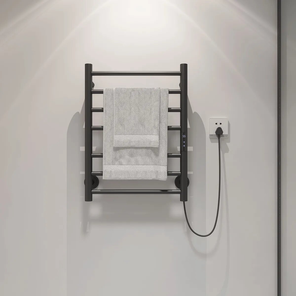 GoBro Полотенцесушитель Электрический 450мм 600мм форма Лесенка