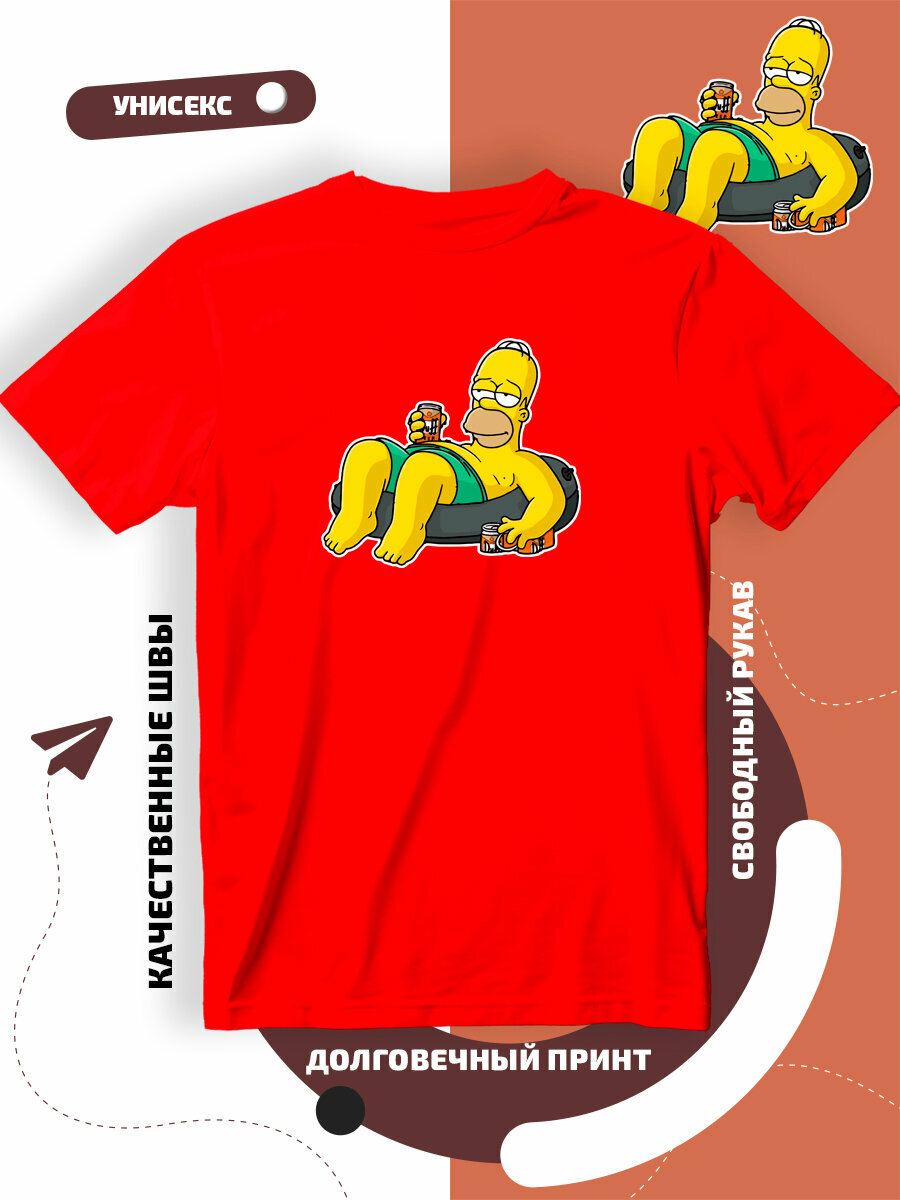 Футболка Симпсоны с Гомером