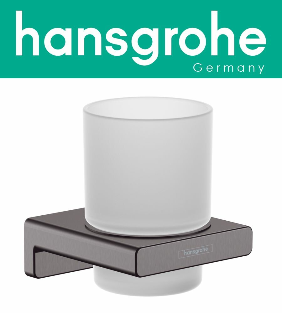 Стакан для зубных щеток Hansgrohe AddStoris / темный металл