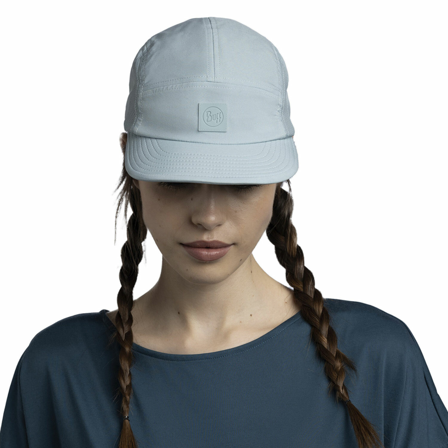 Кепка Buff 5 panel go cap для взрослых и детей, размер L, голубой — фото 1