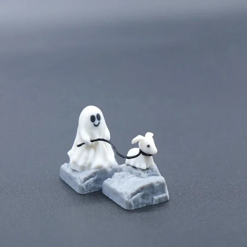 Смола Keycap Ghost Puppy, белый