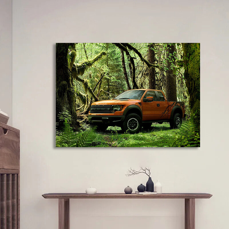 Картина форд / машина, картины для интерьера / мальчику, 40х60 см.