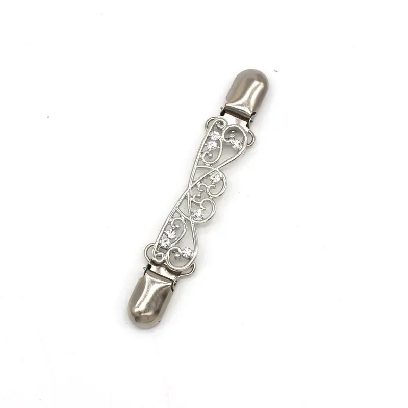 Зажим в стиле ретро для свитера, кардигана, клипса в виде утки, гибкая брошь, пряжки для воротника для украшения одежды