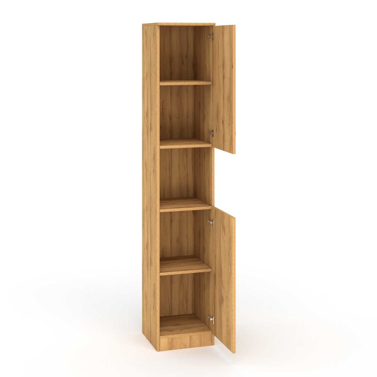 Шкаф офисный с нишей узкий Ш-46, Дуб Золотистый. Производитель товара - компания Westcom.